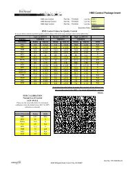 iQ® Control/Focus Set PACKAGE INSERT - Iris Diagnostics