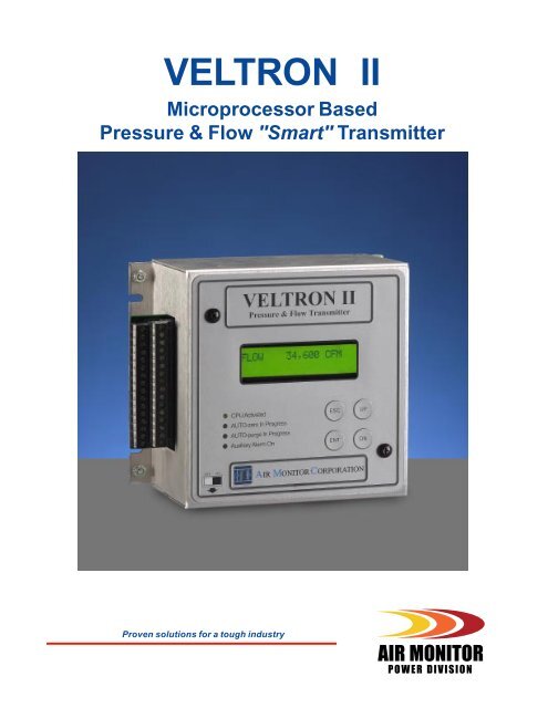 VELTRON II 7-07 - Air Monitor Corporation