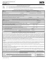 Claim Form - Special Insurance Services