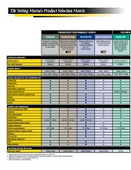 Redundancy Selection Matrix