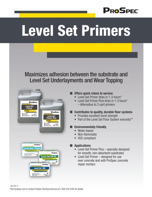 Level Set Primers - Prospec