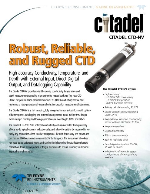 Citadel CTD-NV - NXIC technology