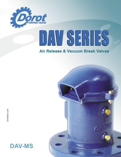 dav ms_new.indd - Dorot Control Valves