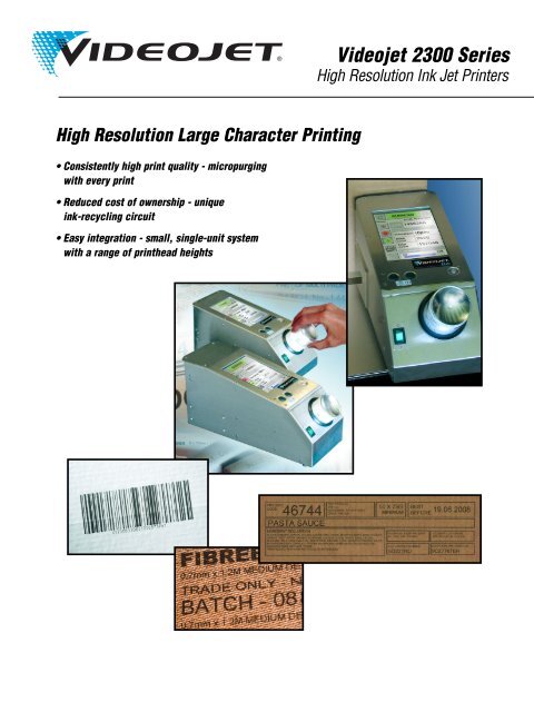 Videojet 2300 Series