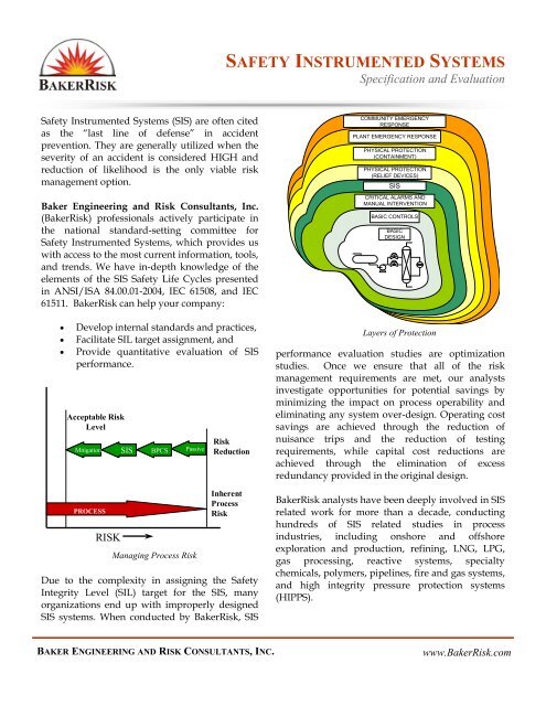 SIS-SIL-LOPA-FMEA - BakerRisk