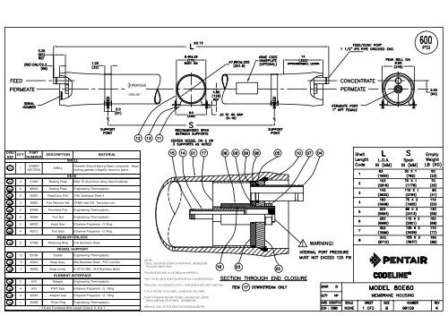 80E60 - Pentair Codeline