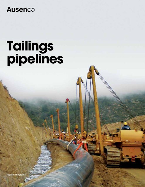 Tailings pipelines - Ausenco