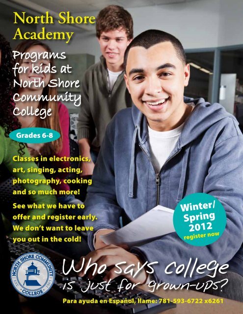 Programs - Community Education - North Shore Community College