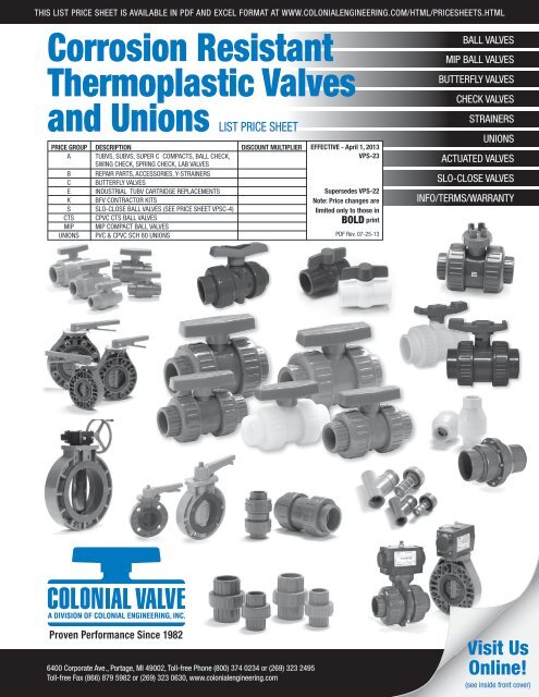 Low Resolution PDF - Colonial Engineering
