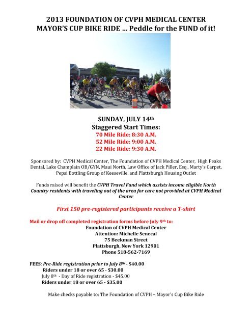 Pre register - CVPH Medical Center