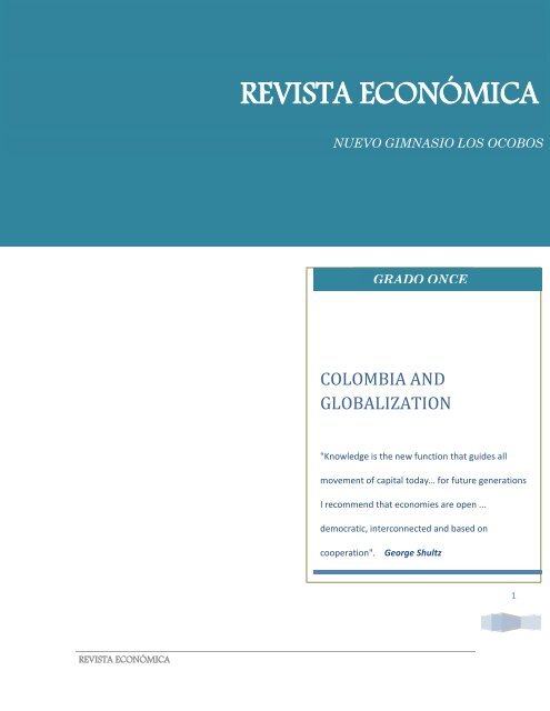 COLOMBIA Y LA GLOBALIZACIÓN