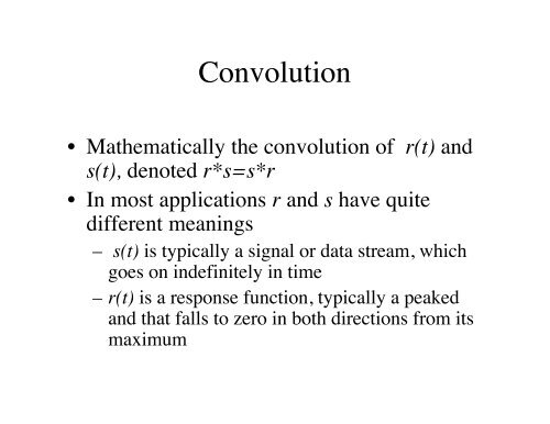 Convolution • Ma