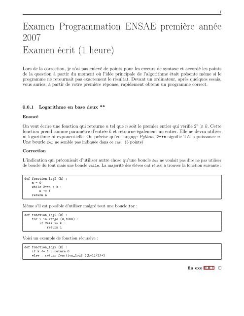 être en instance d'examen definition