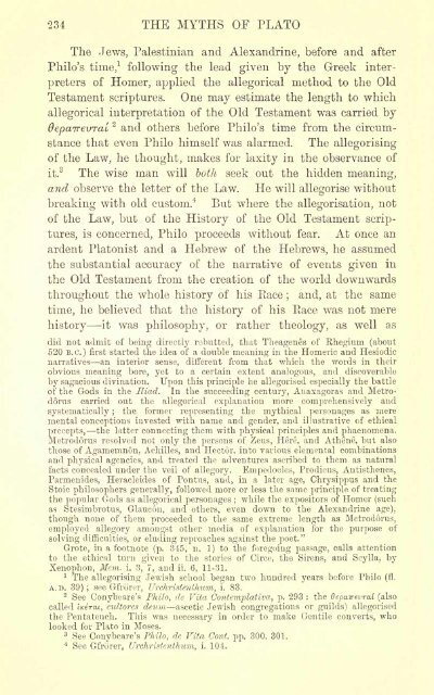 234 THE MYTHS OF PLATO