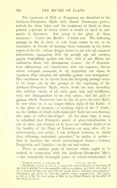 380 THE MYTHS OF PLATO