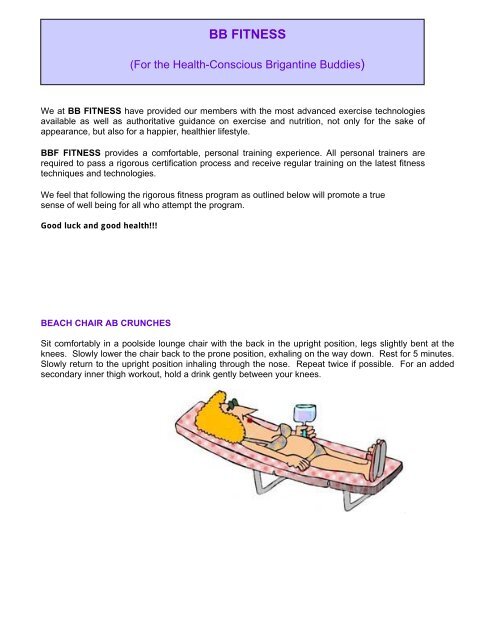 BB Fitness Guide - In Total Control, LLC