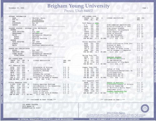 Annotated Transcript Applicant Seeking Phd In Marketing Monte