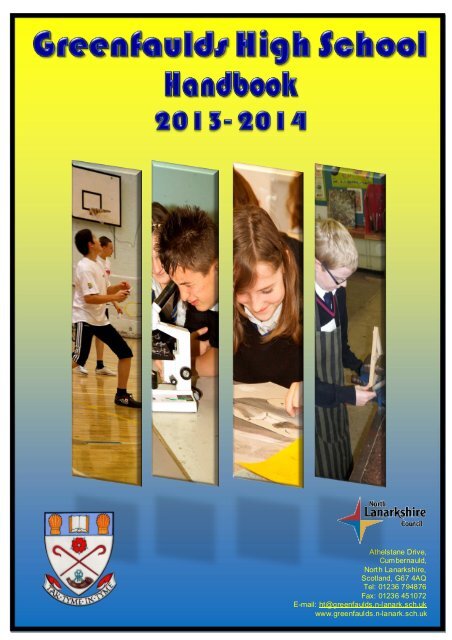 Greenfaulds high school handbook