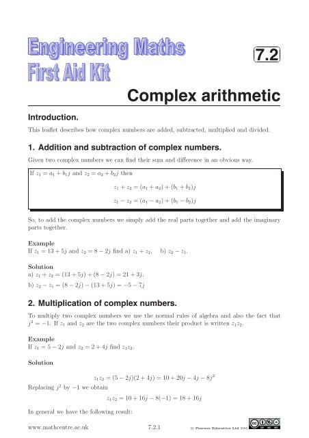 Complex Number Example