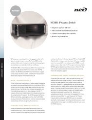 Promina Overview - Network Equipment Technologies, Inc.