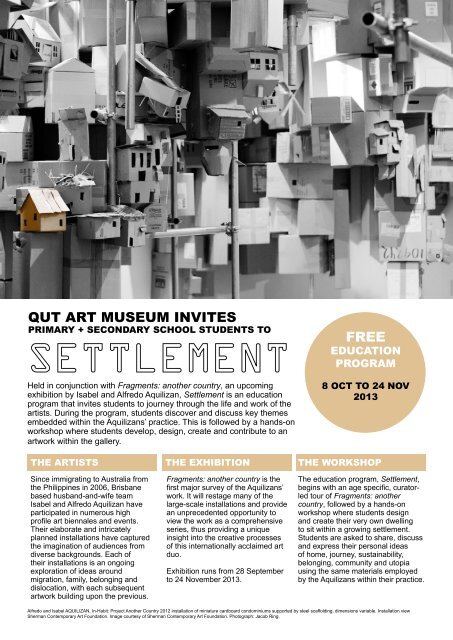 download the pdf - QUT Art Museum