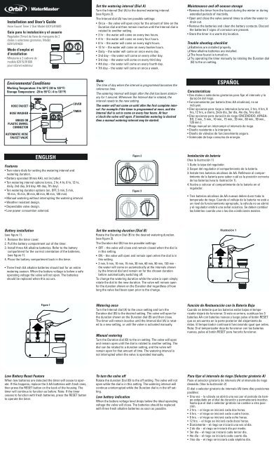 Orbit WaterMaster 62015-91066 Hose Timer ... - Irrigation Direct
