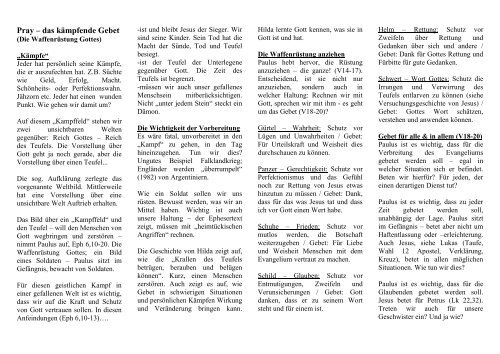 Predigtflyer - FEG Murten