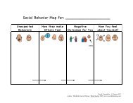 Social Behavior Map Template â Expected Behaviors