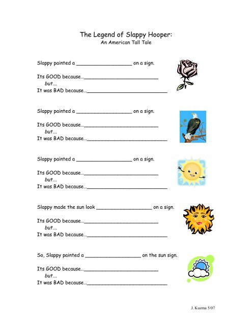 Literacy Unit: The Legand of Slappy Hooper