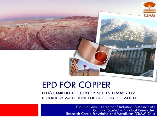 EPD for copper - The International EPDÂ® System