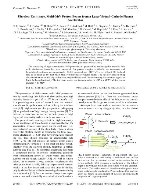 Physical Review Letters 2004 Cowan.pdf