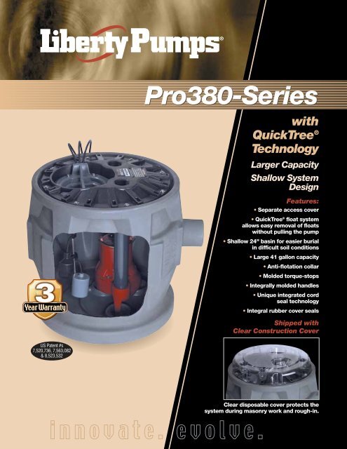 Pro380-Series - Liberty Pumps Pro380-Series - Liberty Pumps