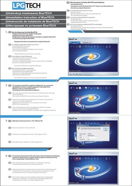 instrukcja wewn bluetooth - LPGTECH