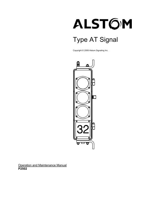 Type AT Signal - Alstom