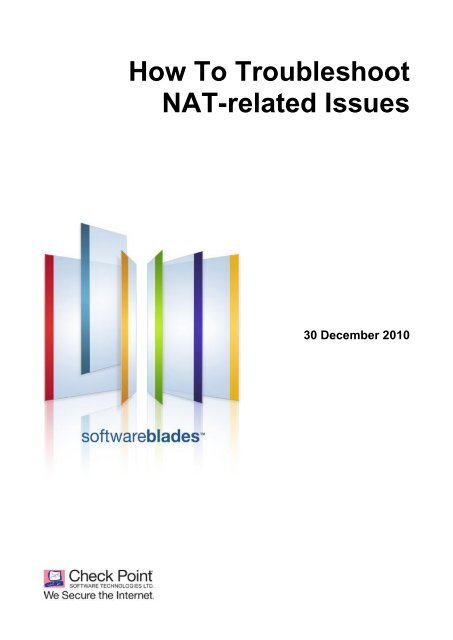 How To Troubleshoot NAT-related Issues - Check Point