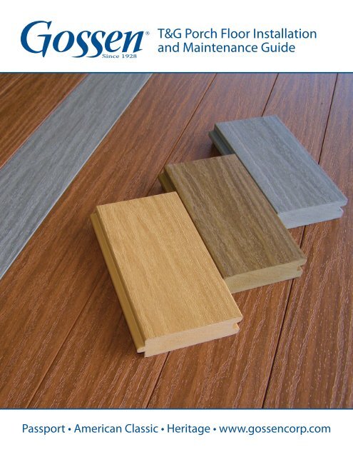 Attractive Gossen Decking Patterned