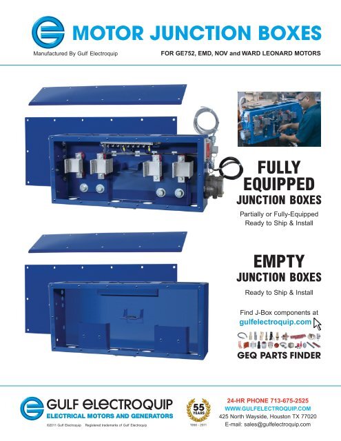 motor junction boxes - Gulf Electroquip