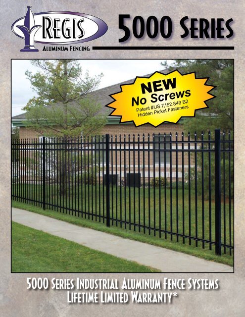 NEW 5000 Series Industrial Aluminum Fence ... - Sharon Fence