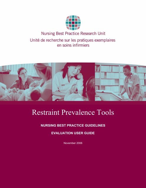 Restraint Prevalence Tools - Nursing Best Practice Research Centre