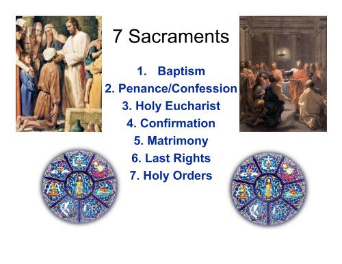 7 Sacraments - WorldHistoryatYHS