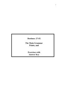 Destinos Worksheets Answers