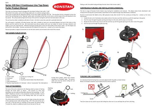 Series 120 Gen 2 Continuous Line Top-Down Furler ... - Ronstan