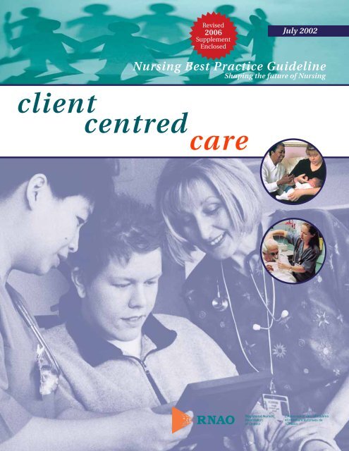 RNAO Client Centred Care Best Practice Guideline (BPG), 52% OFF