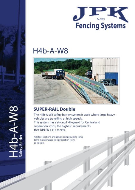 Safety Barrier H4b A W8 - JPK Fencing