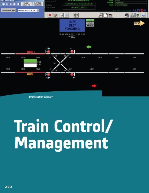 Train Control/ Management - Alstom