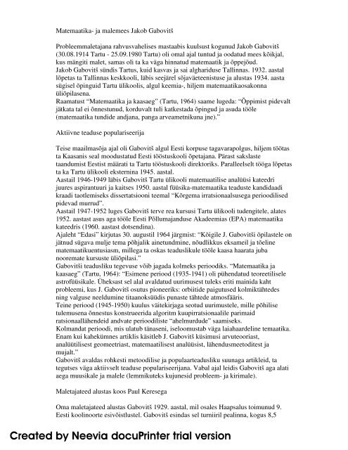 Artikli juurde (pdf) - Eesti Maleliit