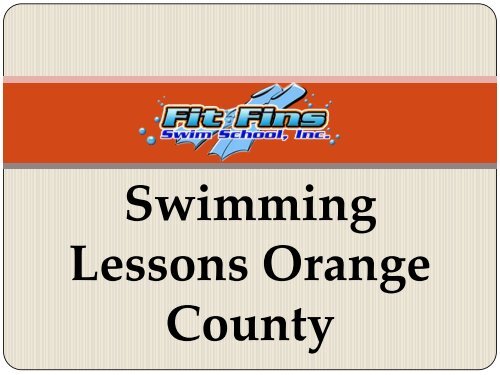 Swimming Lessons Orange County