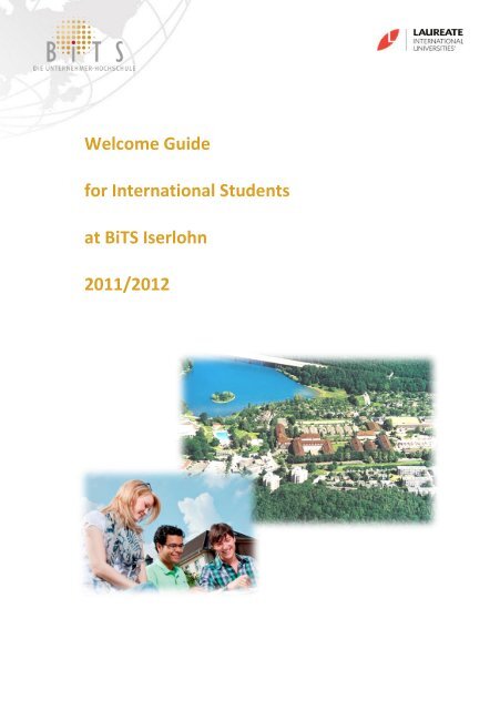 Welcome Guide for International Students at BiTS Iserlohn 2011/2012