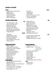 PIPER PA28-140 NORMAL CHECKLISTS - Shoreline Flying Club