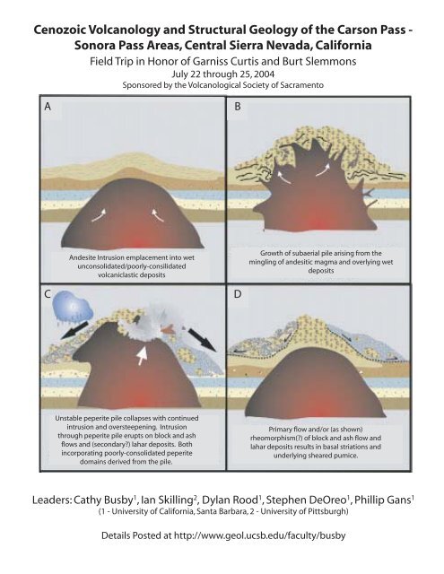 Cenozoic Volcanology and Structural Geology of ... - Geology2.pitt.edu